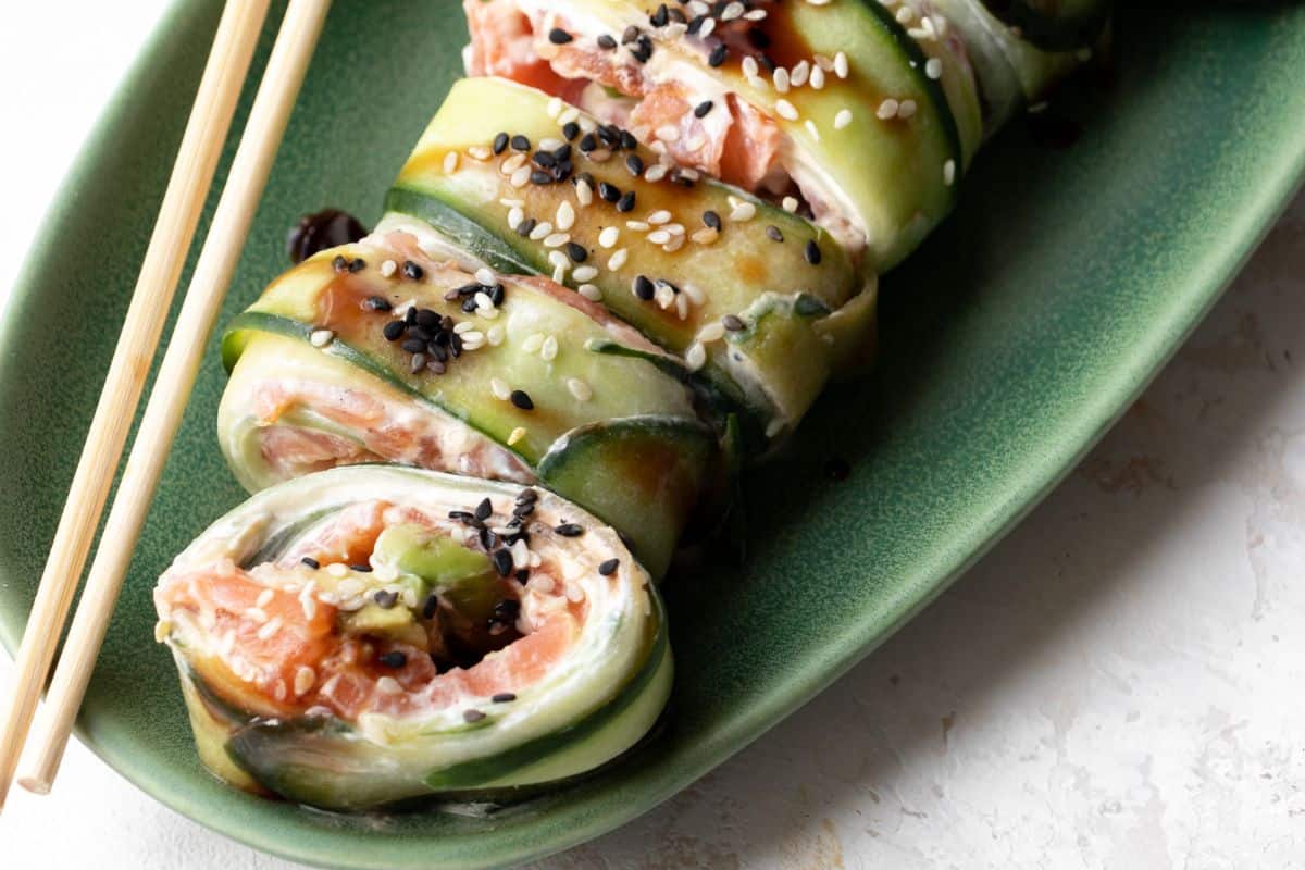 Koolhydraatarme sushi rolletjes - Lowcarbchef.nl